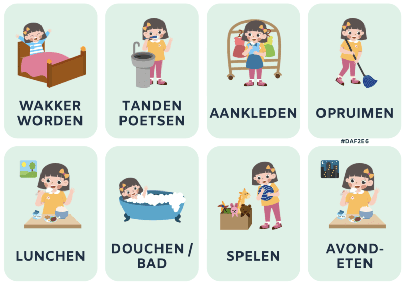 Het opzetten van dagelijkse routines